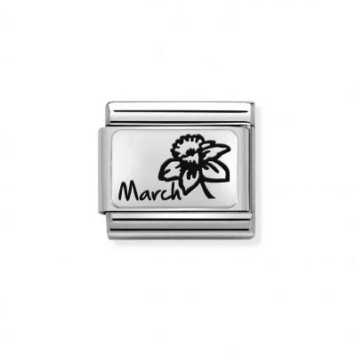 Nomination Silver March Flower - Christopher George Jewellers